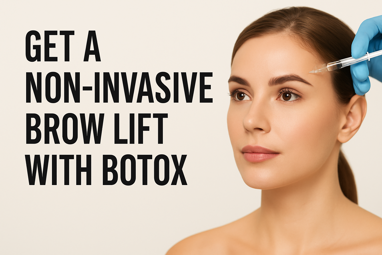Get a Non-Invasive Brow Lift With Botox – No Downtime Needed