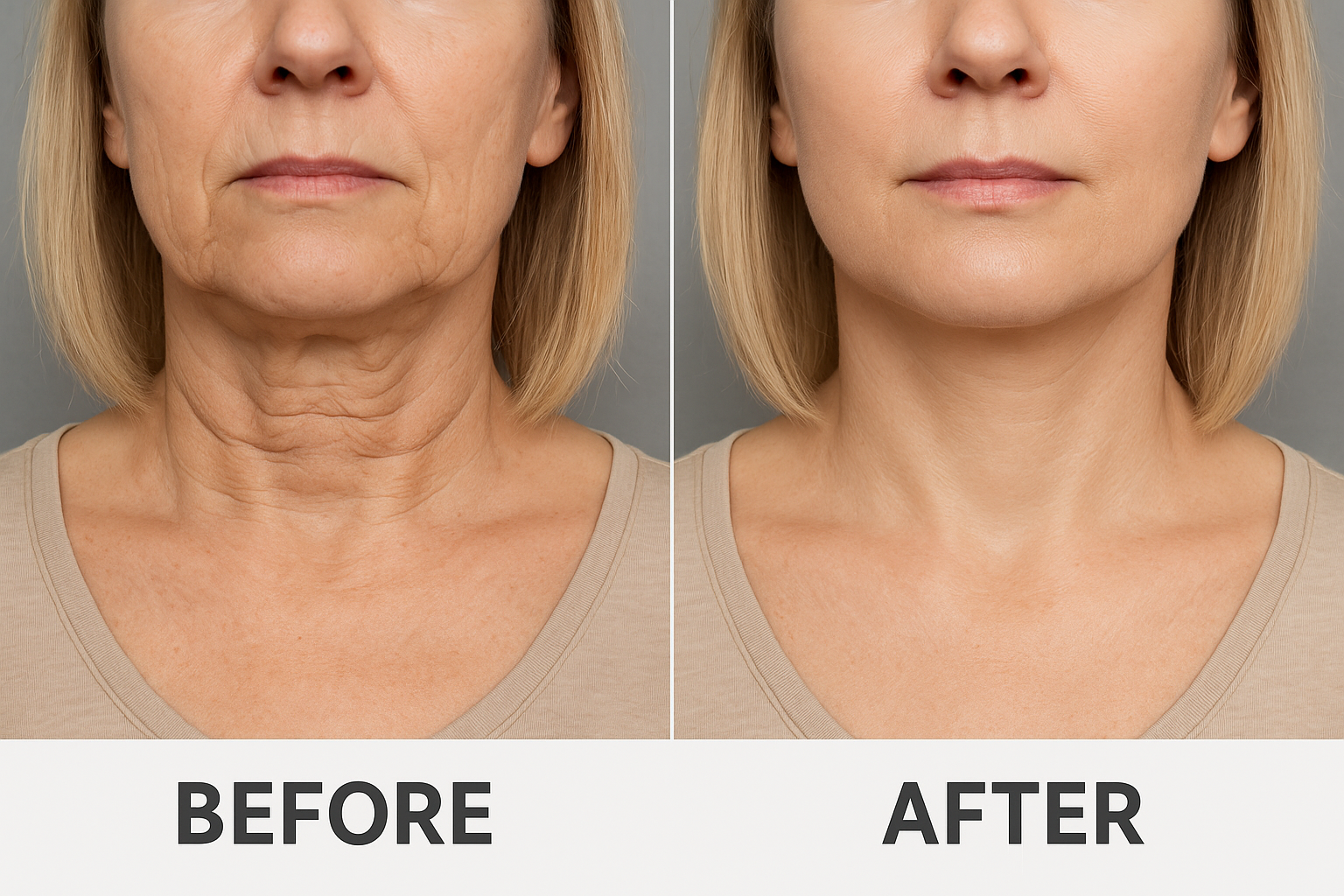 Neck Filler for Neck Wrinkles: Real Before-and-After Results
