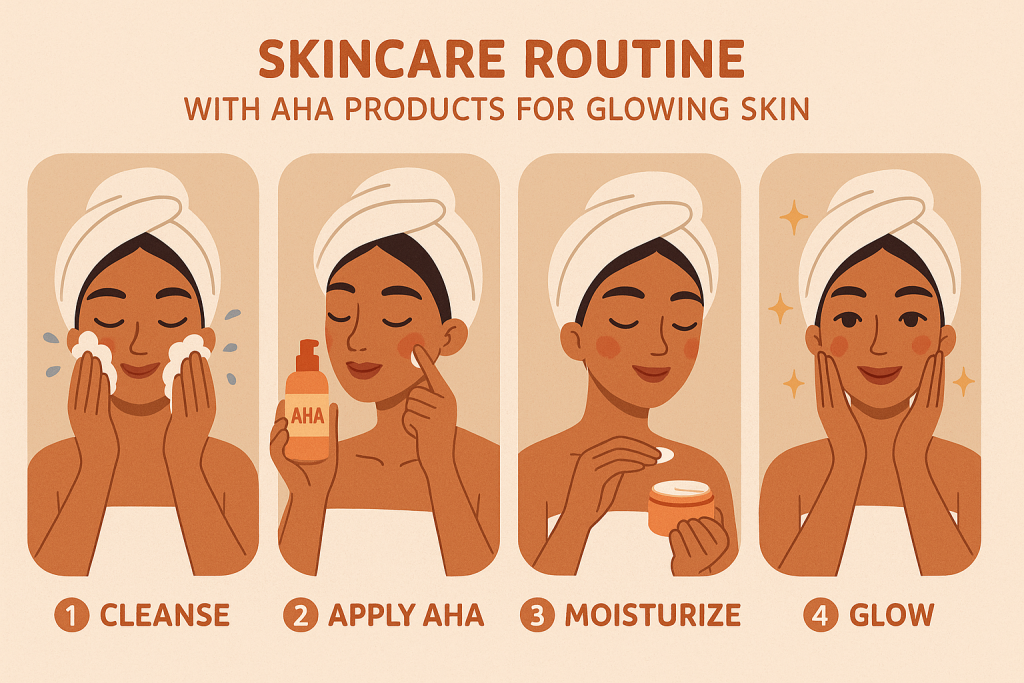How to Use AHAs for Glowing Skin Without Irritation